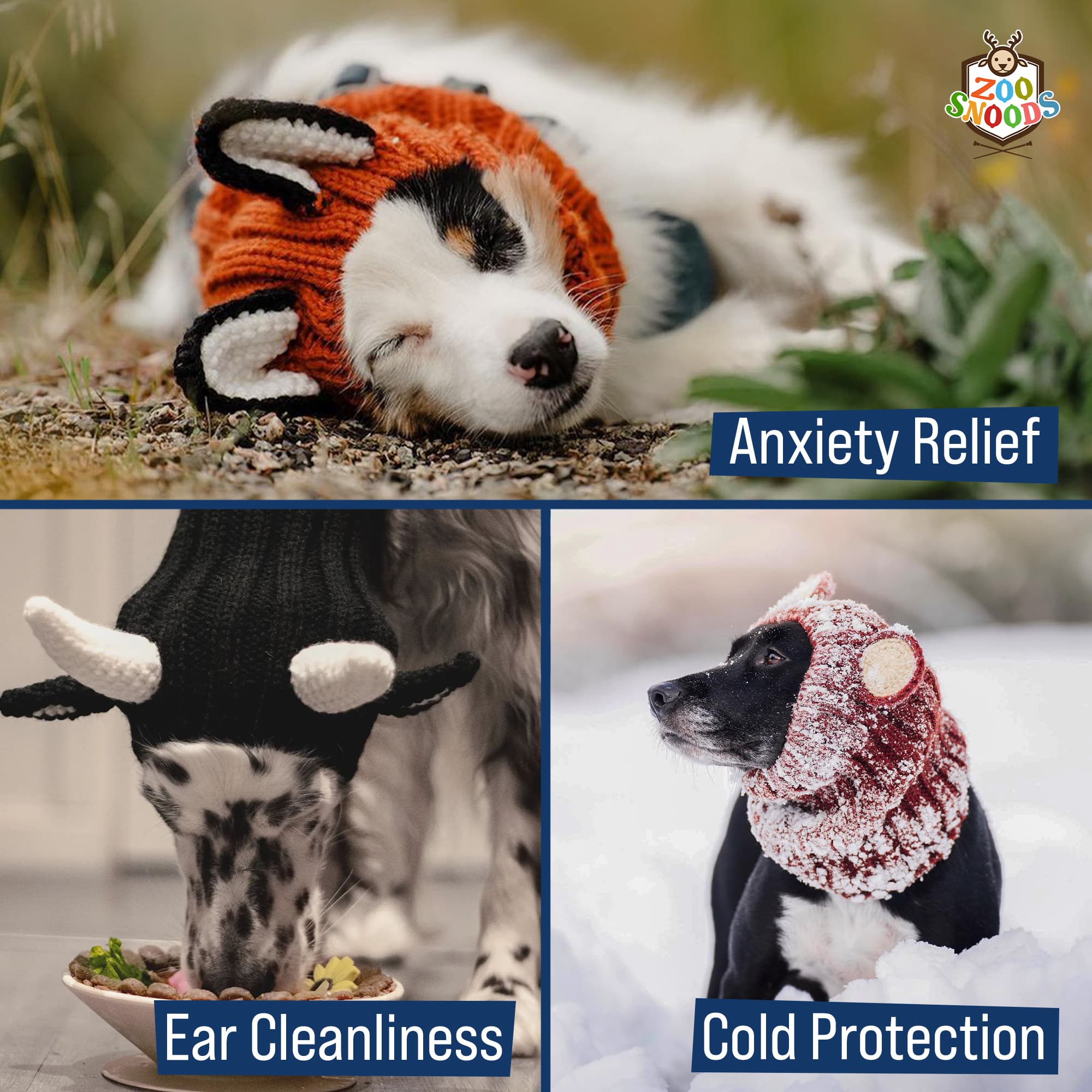 Goat Zoo Snood - The Viral Cute Crochet Dog Snood Costume to Keep Warm ...