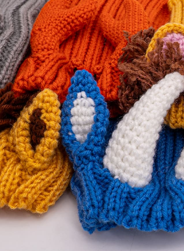 Knit Dog Snoods, Hats, Sweaters & Costumes | Zoo Snoods